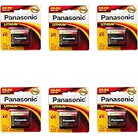 Amazon.com: 6x Panasonic CR-P2 6V Photo Battery Replace 23-175, 2CR-P2, 5024LC, 6204, CR17-33 ...