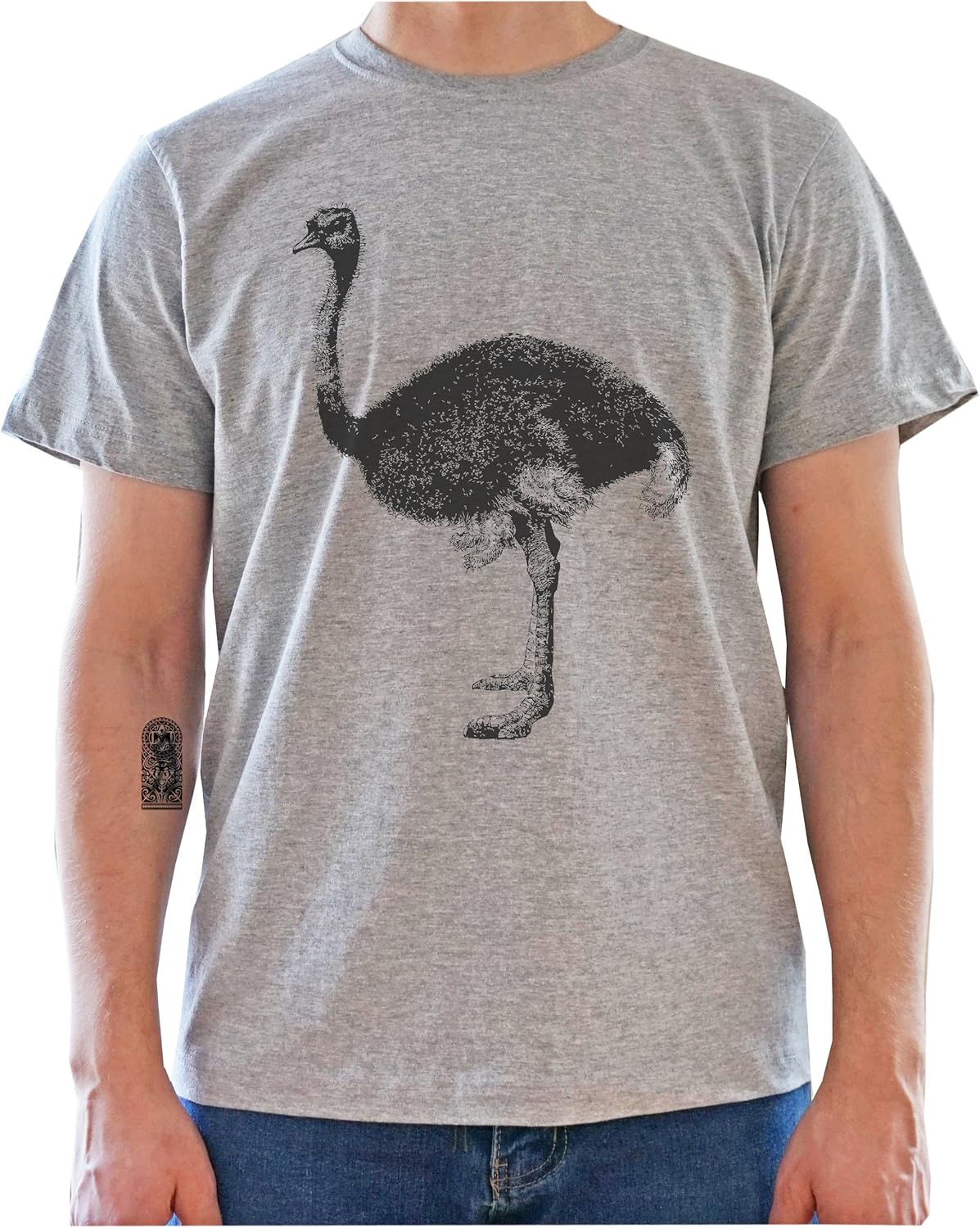 Ostrich Graphic Mens T-Shirt Medium: Amazon.co.uk: Clothing