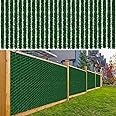 Amazon.com : Lyrow 82 Slats Hedge Slats Chain Link Fence Slats Fence ...