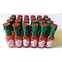 Amazon.com : Mini Tabasco Original Pepper Sauce Bottles 1/8 Oz. - Box ...