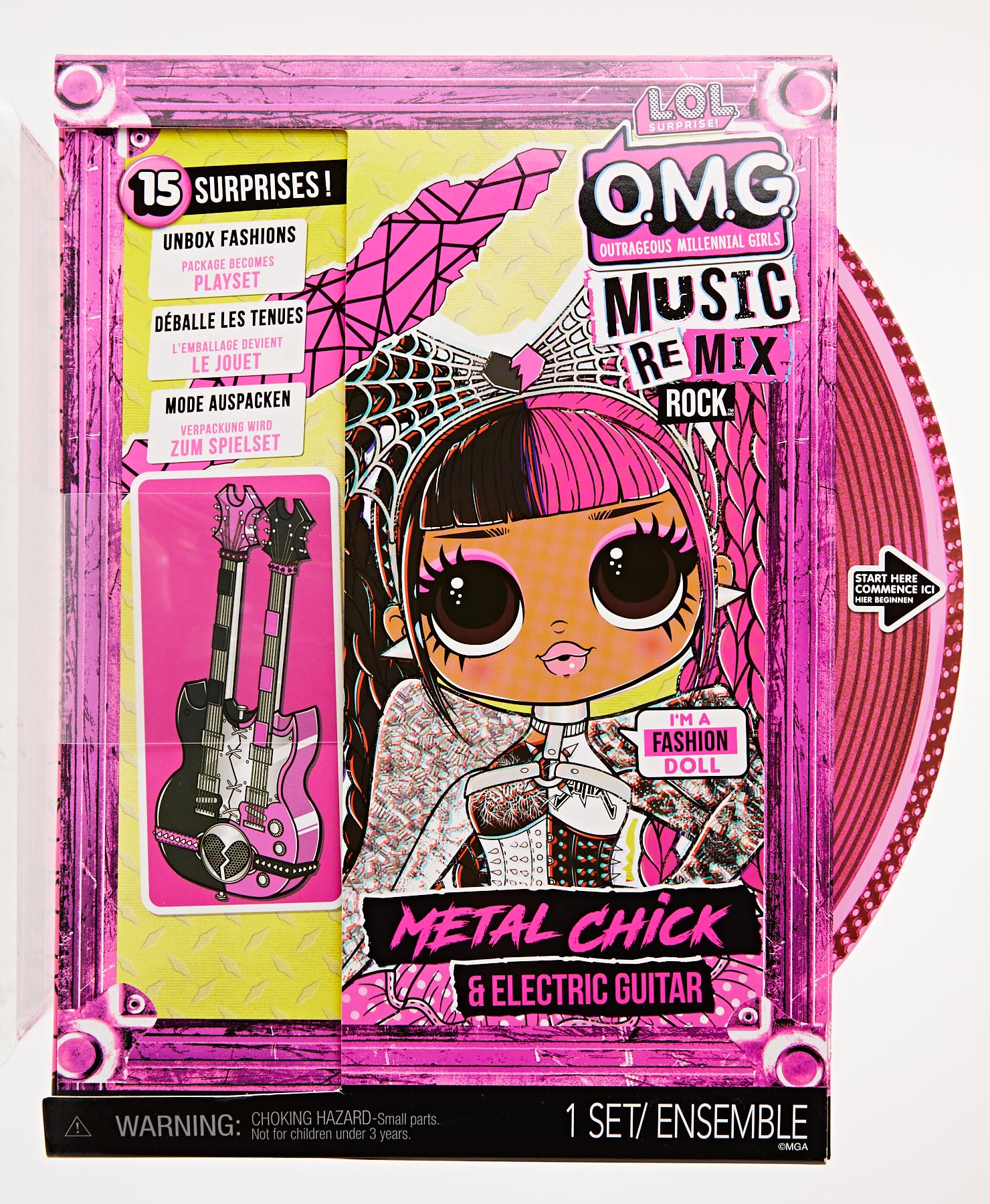 Mua LOL Surprise OMG Remix Rock Metal Chick Fashion Doll with 15 ...