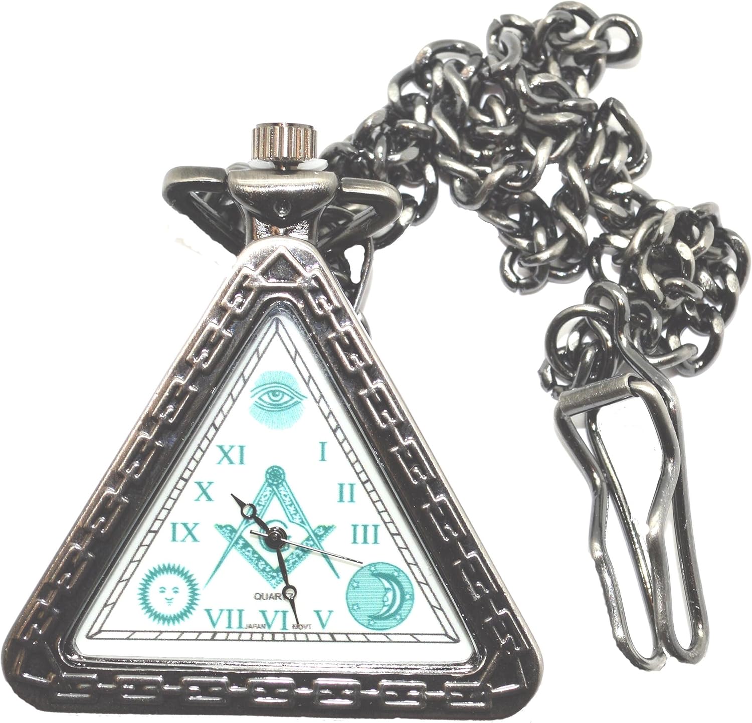 1920 Triangular Masonic Pocket Watch Freemason Lodge Replica: Amazon.ca ...