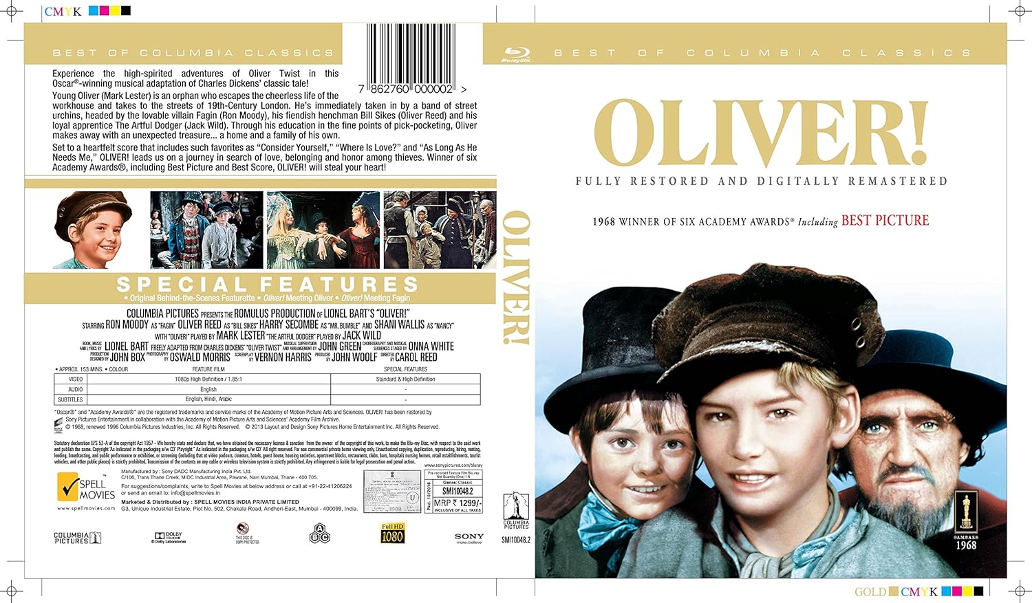 Amazon.in: Buy Oliver! DVD, Blu-ray Online at Best Prices in India ...