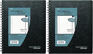 Amazon.com : Cambridge Limited Business Notebook, 8-1/2" X 11", Hard ...