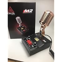 Amazon.com: Gold Delta M2 Amplified Dynamic Power Base Microphone 4 pin ...