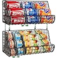 Amazon.com: 2-Tier Stackable Can Organizer for Pantry Shelves, 2 Pack ...
