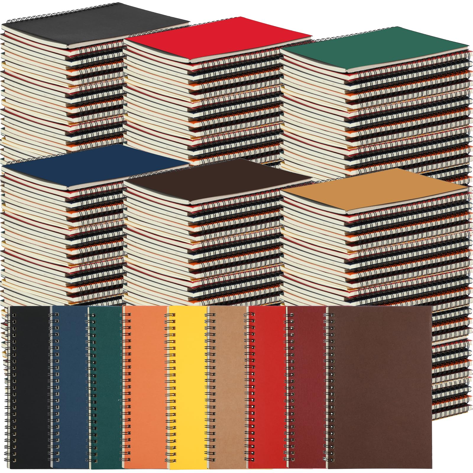 Yahenda Spiral Notebook Bulk A5 College Ruled Journals Notebooks Lined ...