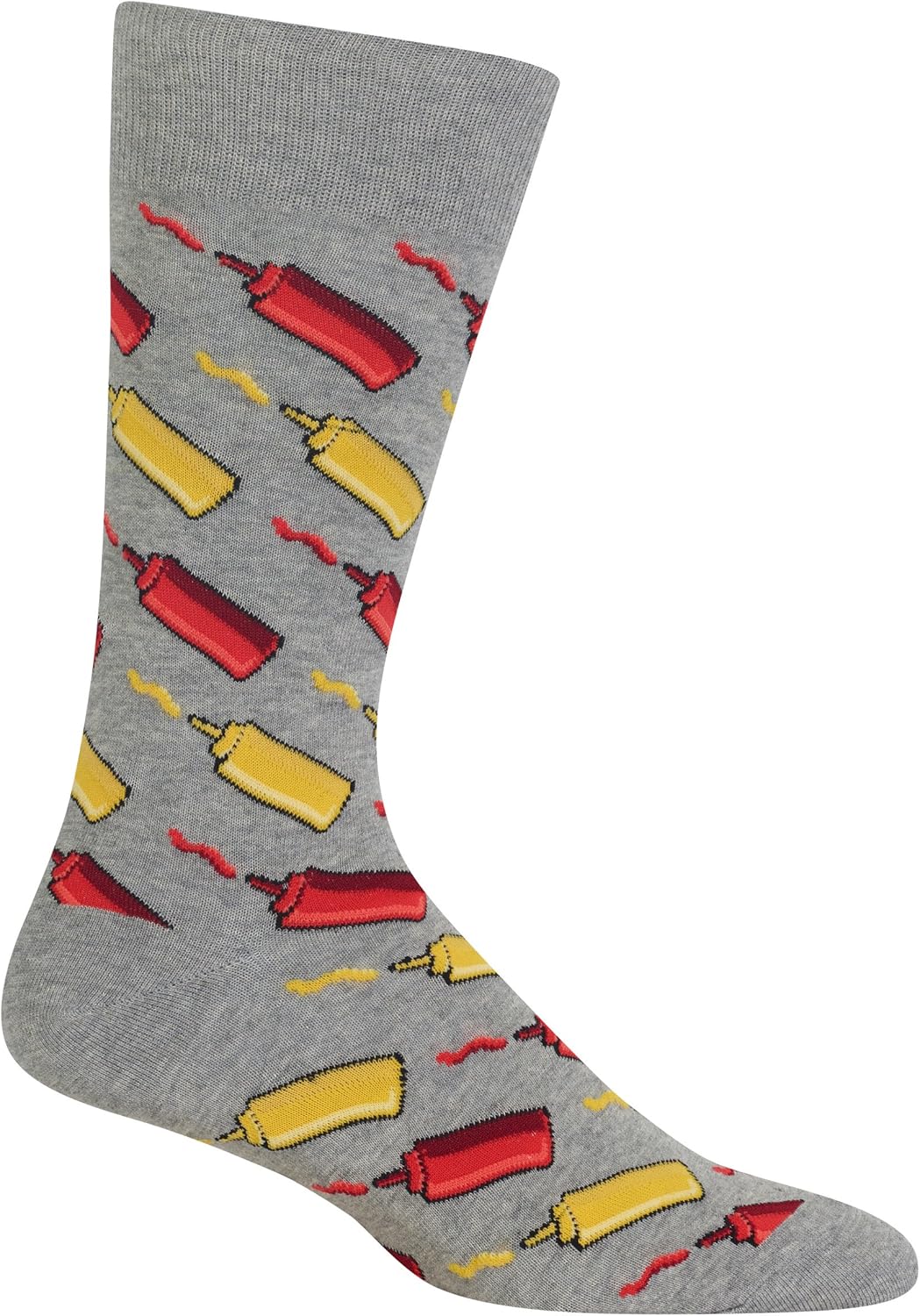 Hot Sox Men's Ketchup and Mustard Socks at Amazon Men’s Clothing store