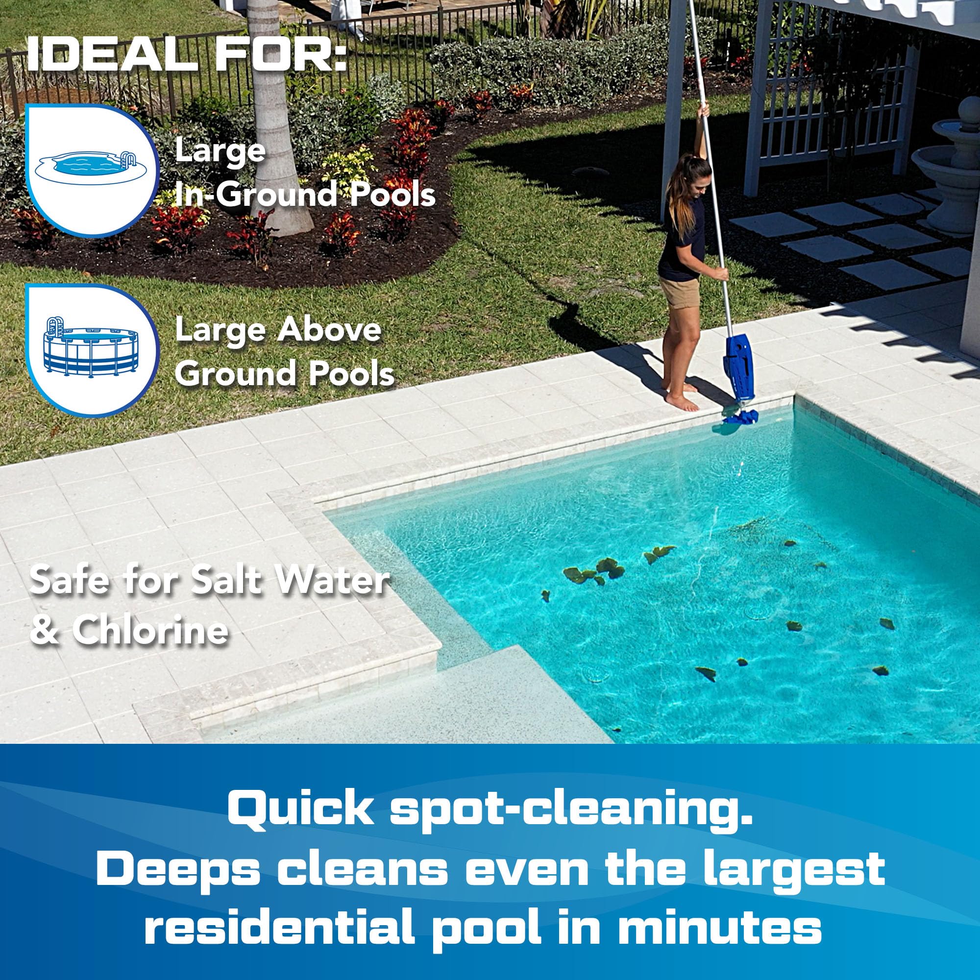 Mua POOL BLASTER Millennium Cordless Pool Vacuum for Above Ground Pools ...