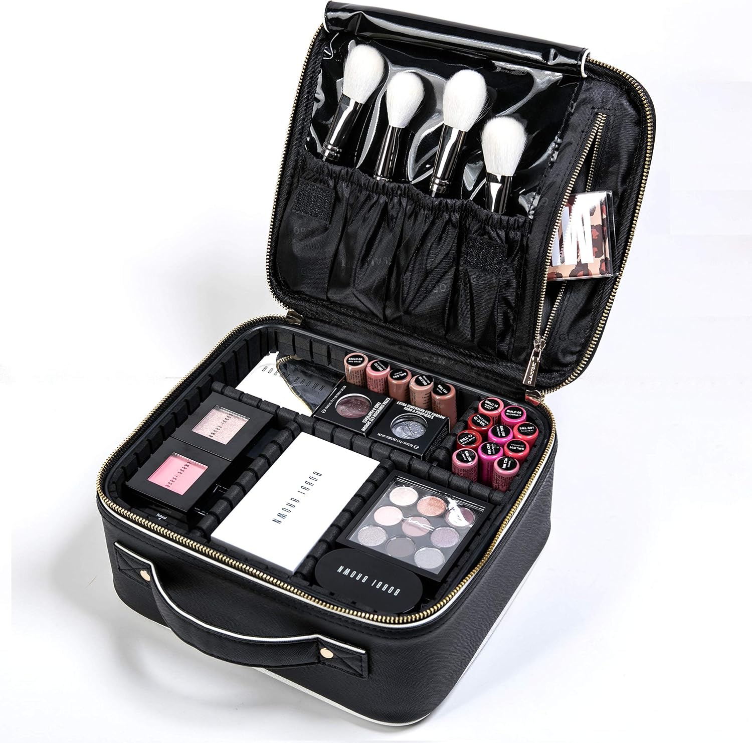 Makeup Bag Makeup Case Travel Makeup Bag Black Large Capacity With Makeup Bag Makeup Case Travel Makeup Bag Black Large Capacity With