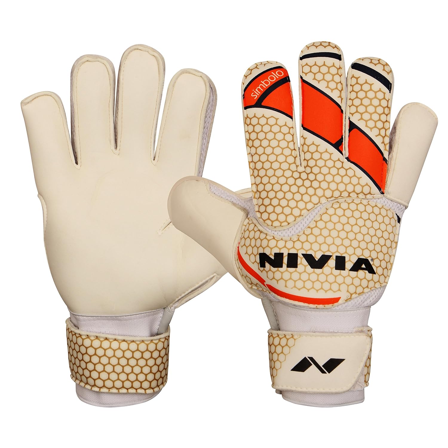 Buy Nivia Simbolo Football, Large (White) Online at Low Prices in India ...