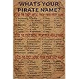 Amazon.com: EMOHAT Tin Aluminum Sign Metal Poster What is your pirate ...