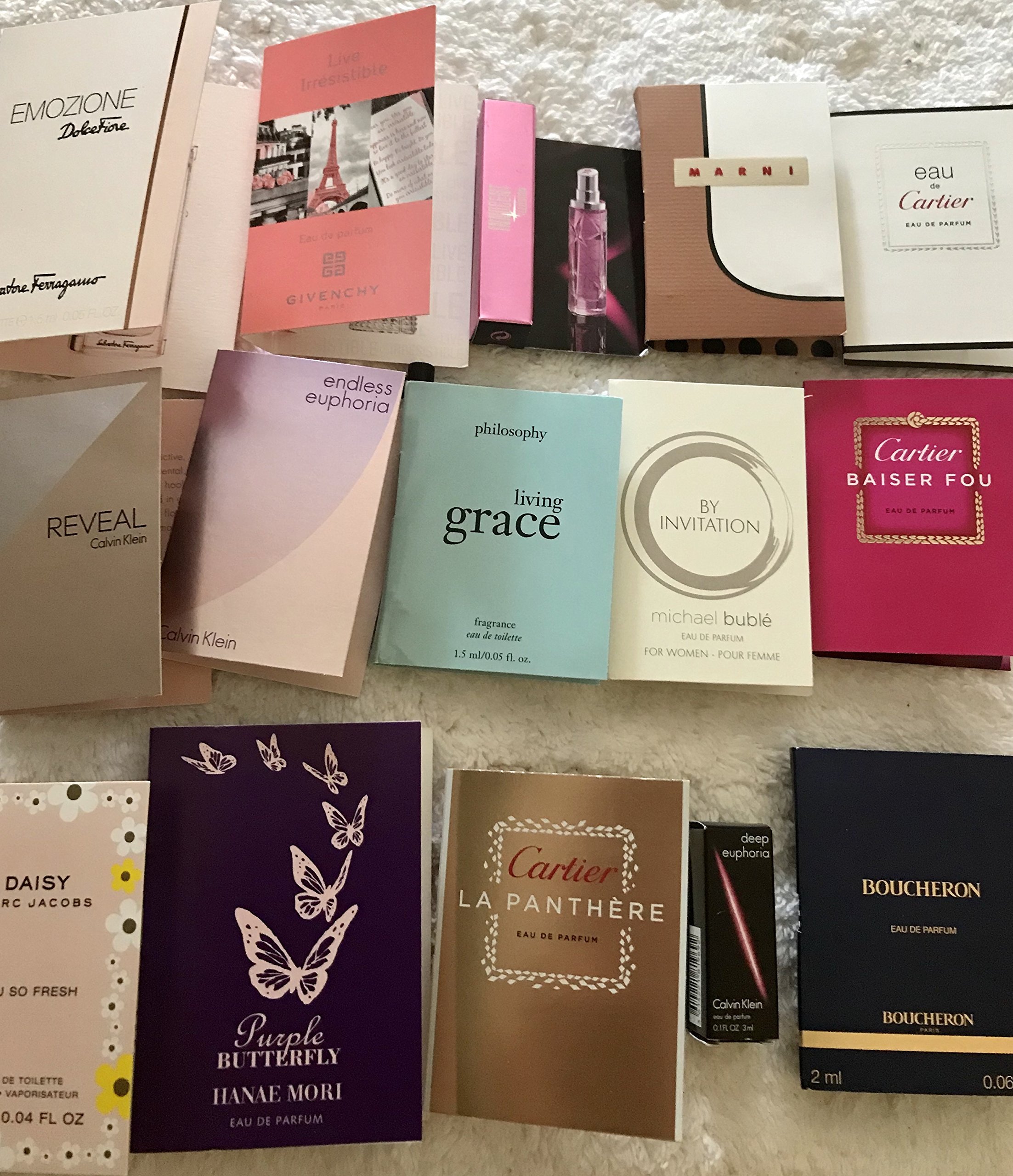 Designer Fragrance Samples For Women Sampler Lot X 12 Perfume Vials Designer Fragrance Samples For Women Sampler Lot X 12 Perfume Vials