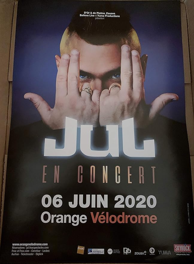 AFFICHE / JUL - en Concert 2020-40x60cm Poster: Amazon.fr: Cuisine & Maison