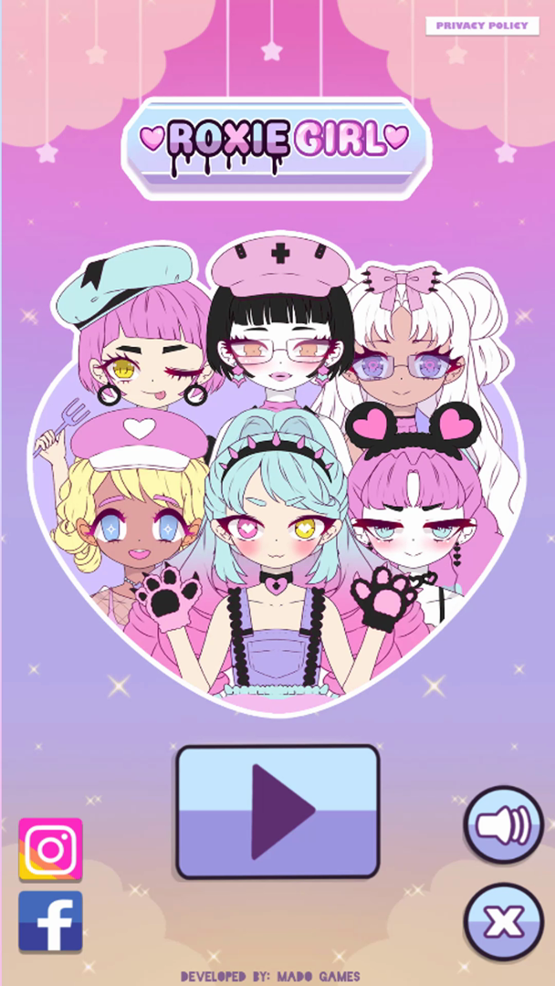Roxie Girl: Dress up girl avatar maker game - App on Amazon Appstore