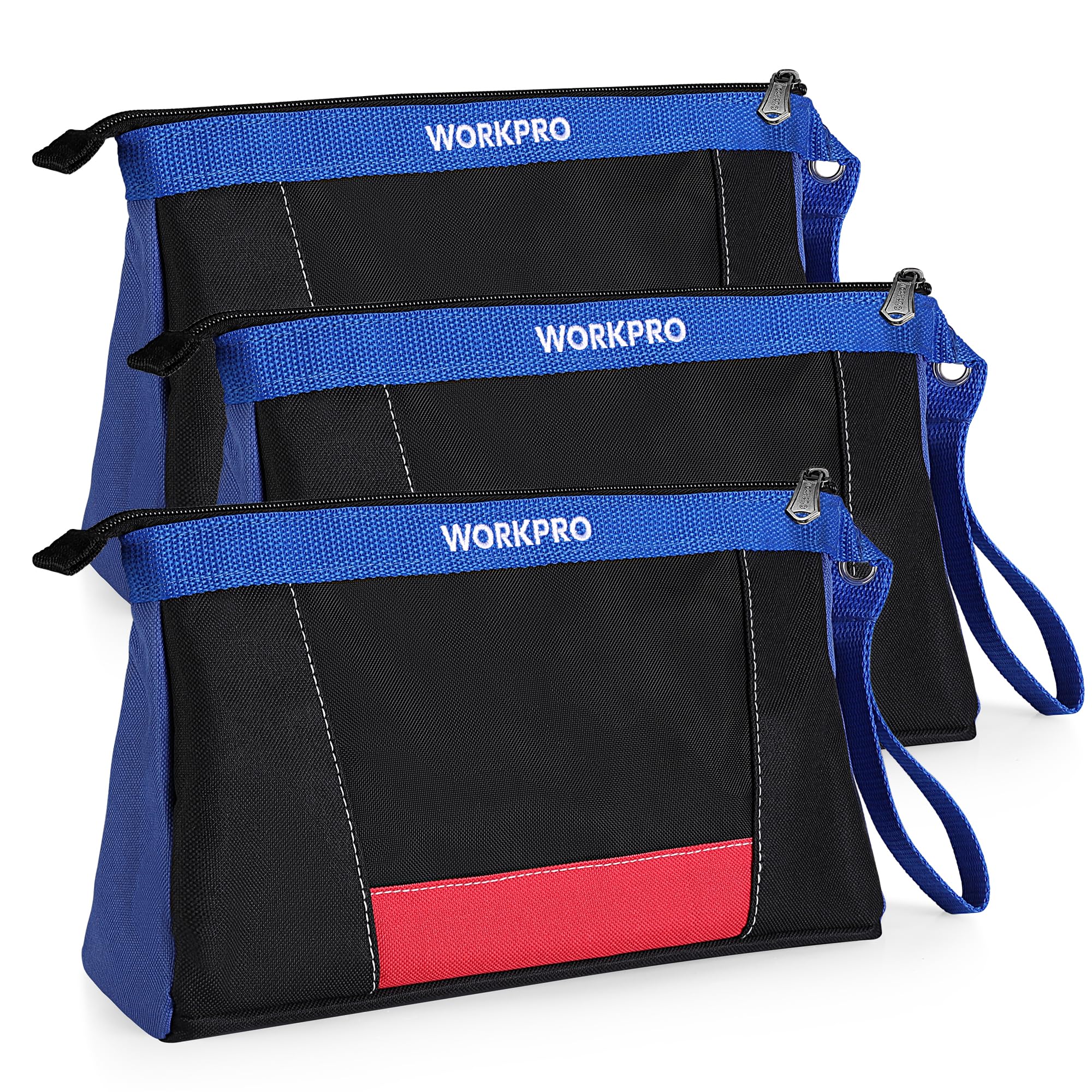 Mua WORKPRO 12" Tool Pouches with Zipper, Heavy-Duty Small Tool Bag ...