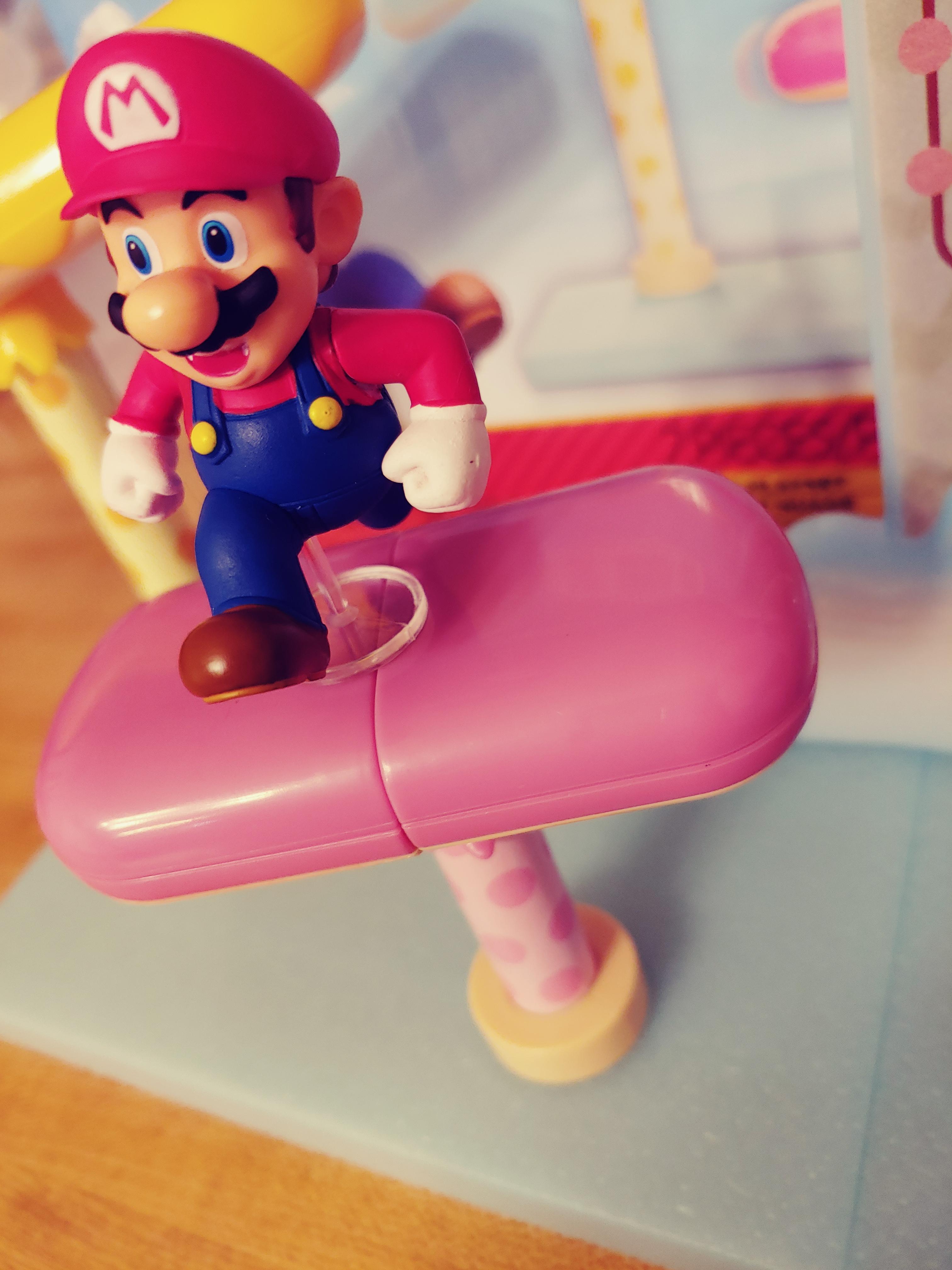 $4/mo - Finance SUPER MARIO Cloud World Diorama Set with 2.5" Running ...