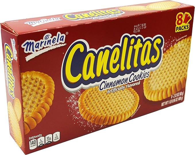Marinela Canelita En Caja Cinnamon Cookies Box, 16.96 oz: Amazon.com ...