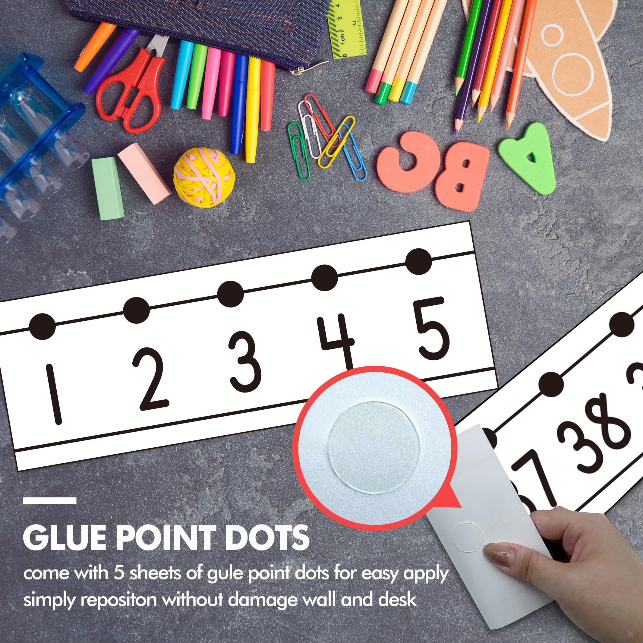 Mua 29 Pieces Number Line for Classroom Wall -20 to 120 Number Line ...