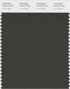 PANTONE Smart 19-0414X Color Swatch Card, Forest Night - Wall Decor ...
