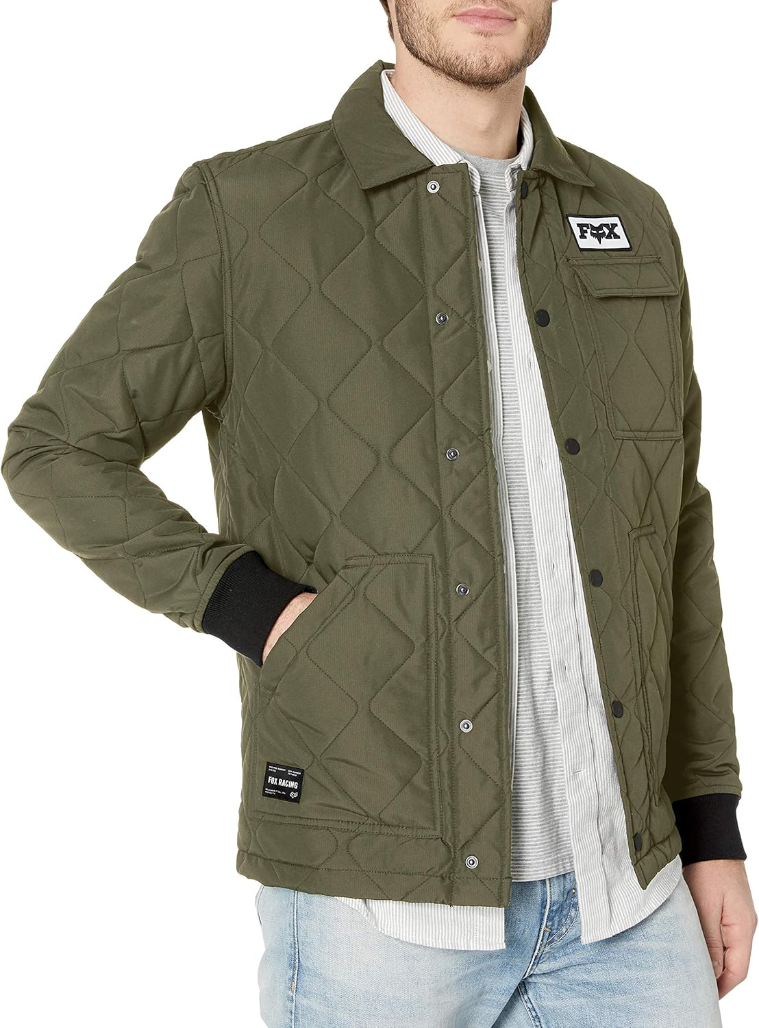 Fox Racing Herren Speedway Jacket Gesteppte Jacke: Amazon.de: Bekleidung