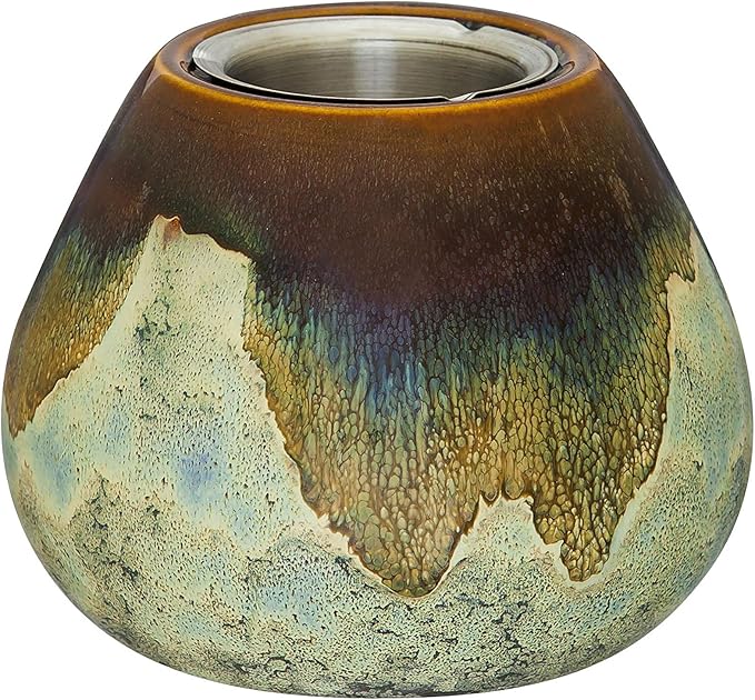 Green Calm Earth Tones Ceramic Firepot: Amazon.ca: Home & Kitchen