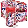 Amazon.com : Mentos Pure Fresh Sugar-Free Chewing Gum with Xylitol, Strawberry, 50 Piece Bottle ...