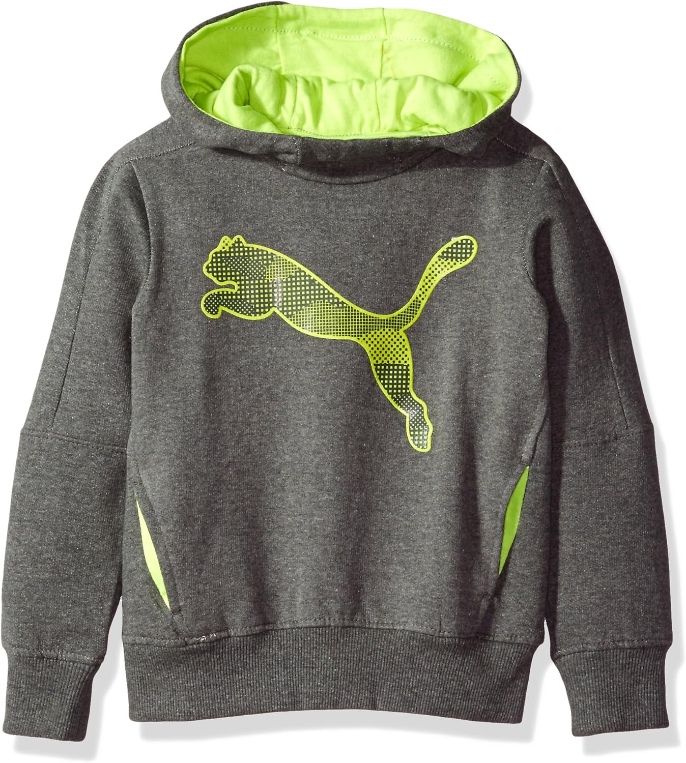 PUMA Little Boys' Pullover Hoodie, Charcoal Heather/Gray, 4: Amazon.ca ...