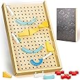 Amazon.com: Woodtoe 4-in-1 Wooden Marble Run - 99 PCS Marble Maze Board ...