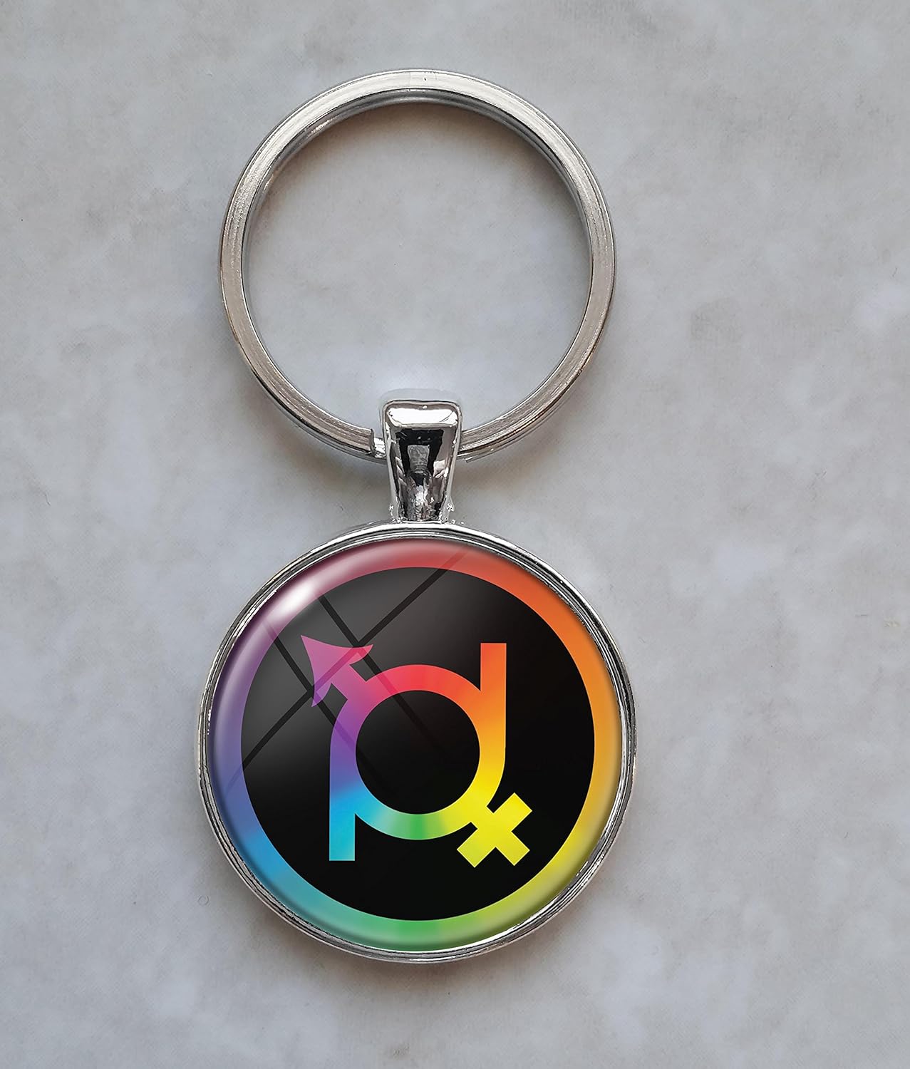 Amazon.com: Genderfluid Gender Symbol Keychain: Handmade