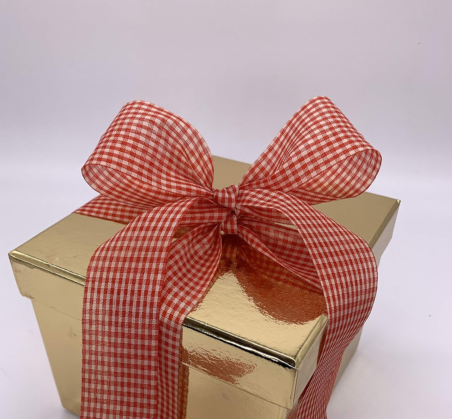 Eleganza Classic Red Gingham Ribbon 38mmx 5m – BigaMart