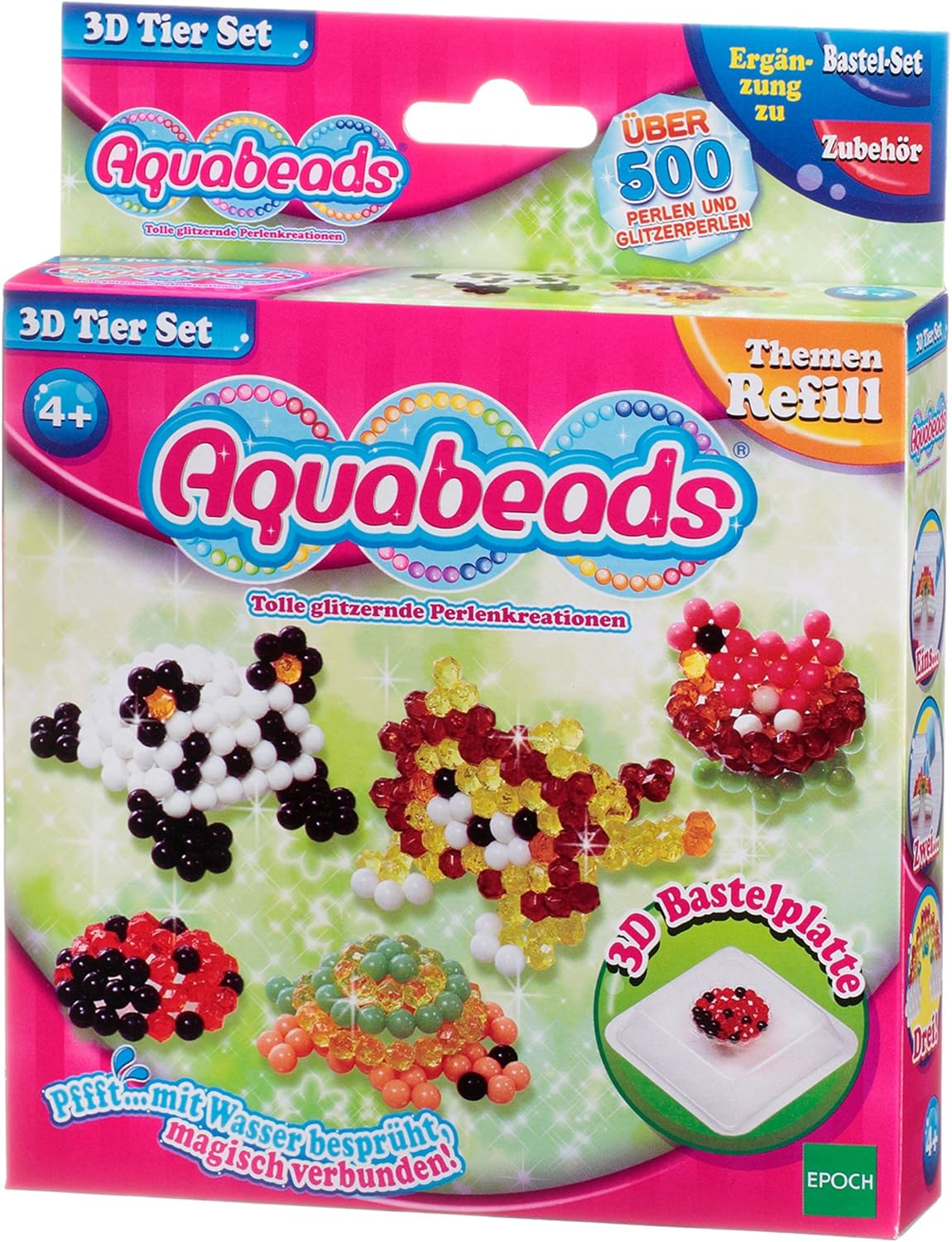 Aquabeads 79908 3D Animal Set, Multi: Amazon.co.uk: Toys & Games