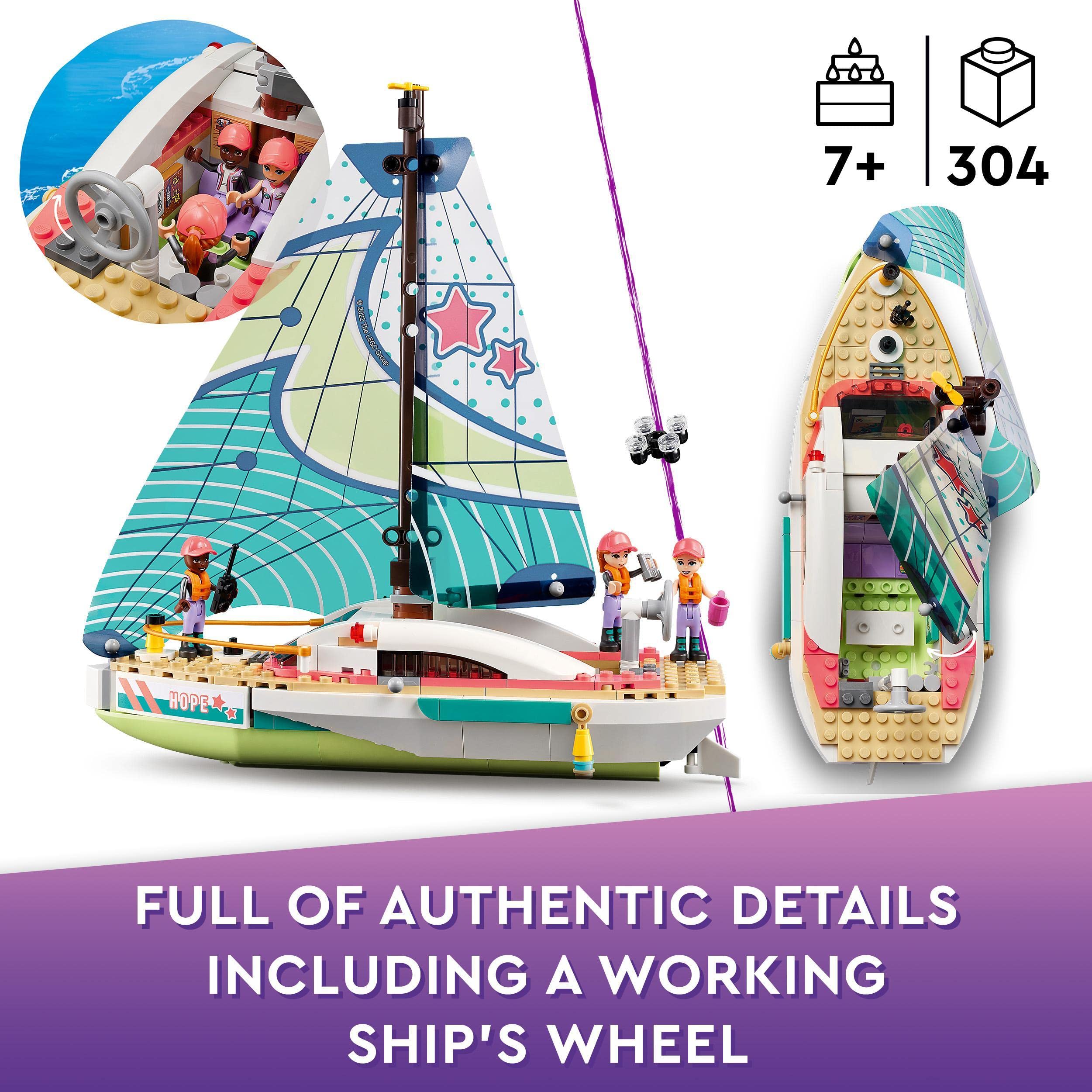 Mua LEGO Friends Stephanieâ s Sailing Adventure 41716 Building Kit ...