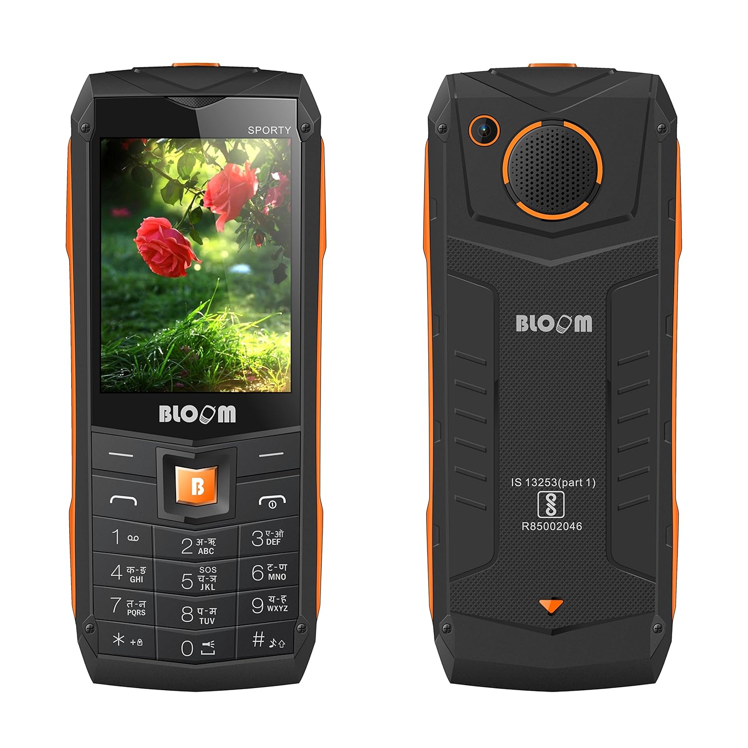 bloom Sporty Keypad Rugged Phone with Digital Camera/2.4-inch QVGA ...