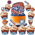 Amazon.com: Treasures Gifted Officially Licensed Nerf Cake Topper Set ...