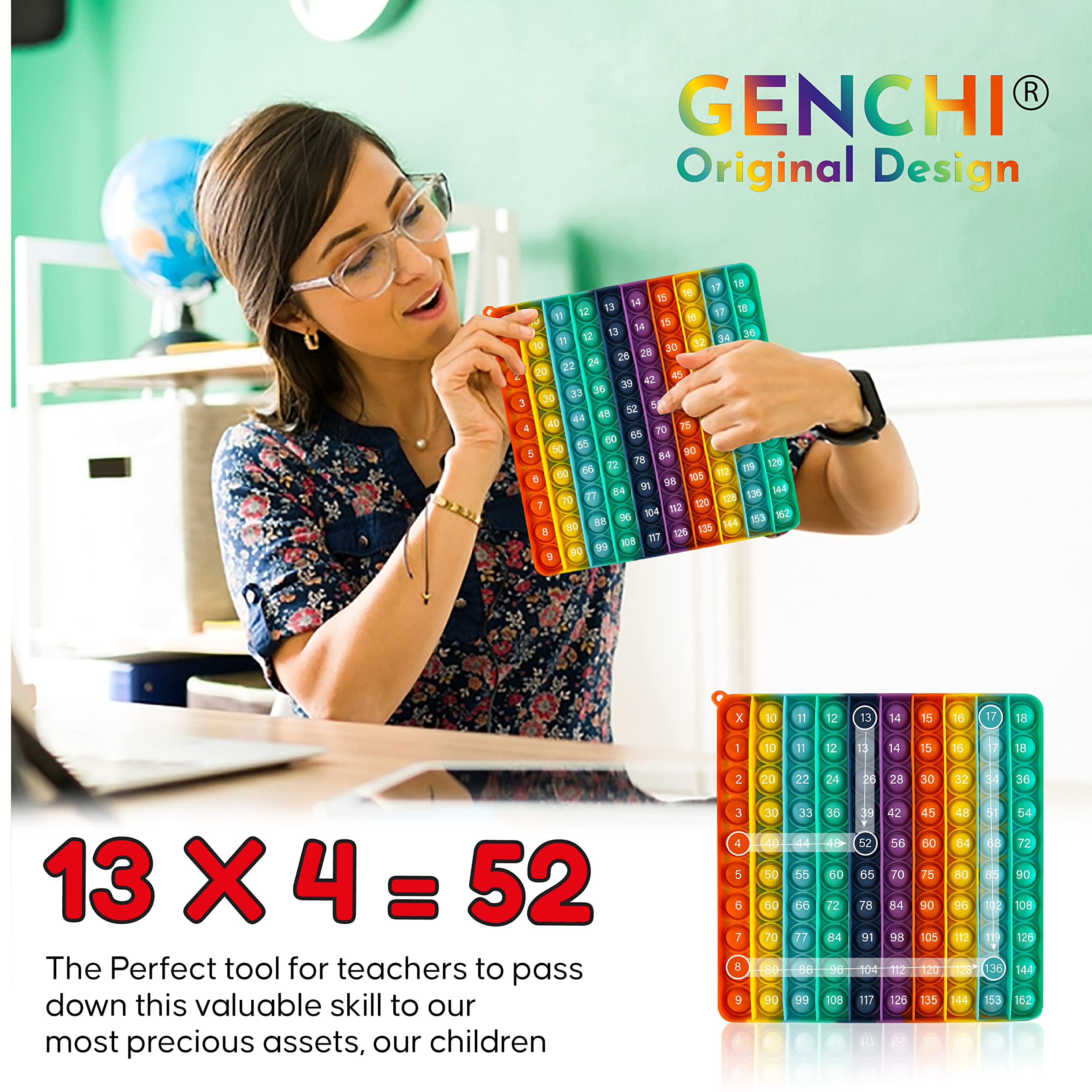 Mua Counting Numbers Chart Pop It Double Sided Learning Math Game ...
