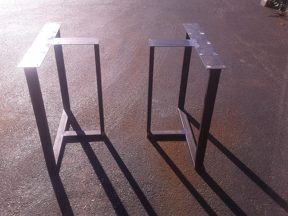 Amazon.com: Metal Table Legs, T-Shaped Style - Any Size and Color: Handmade