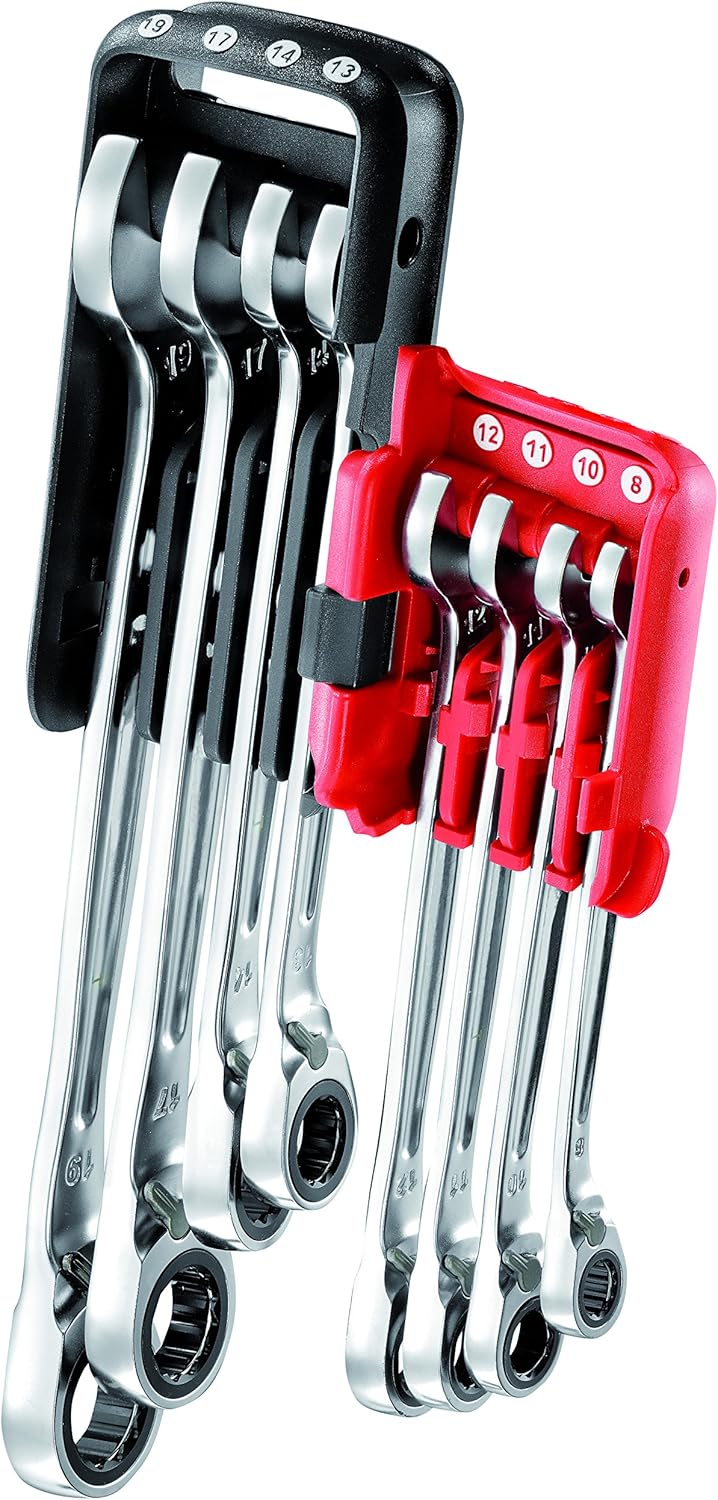 USAG 285 KA/DS8 Series of 8 Combination Spanners Ratchet with Sealing ...