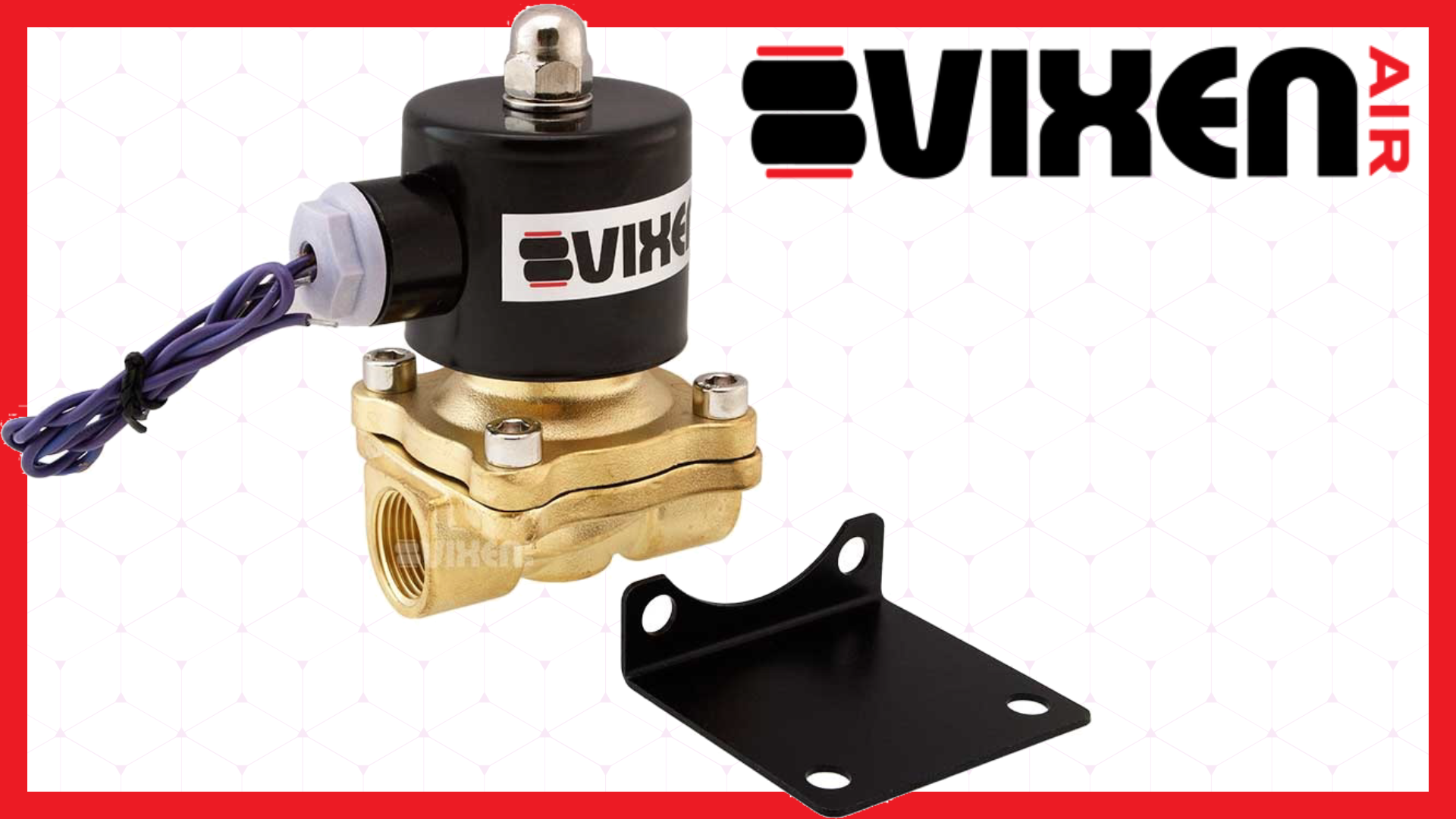 Vixen Air 1/2 Npt High Flow Electric Valve Vixen Air 1/2" NPT High Flow ...