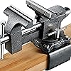 [Upgraded] Multi-Purpose Bench Vise 4-1/2", Table Vice For Workbench, Universal Clamping Vise ...