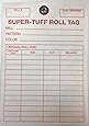 Amazon.com : TTUFF1 Super-Tuff Carpet Roll Inventory Tags - Tyvek Non ...