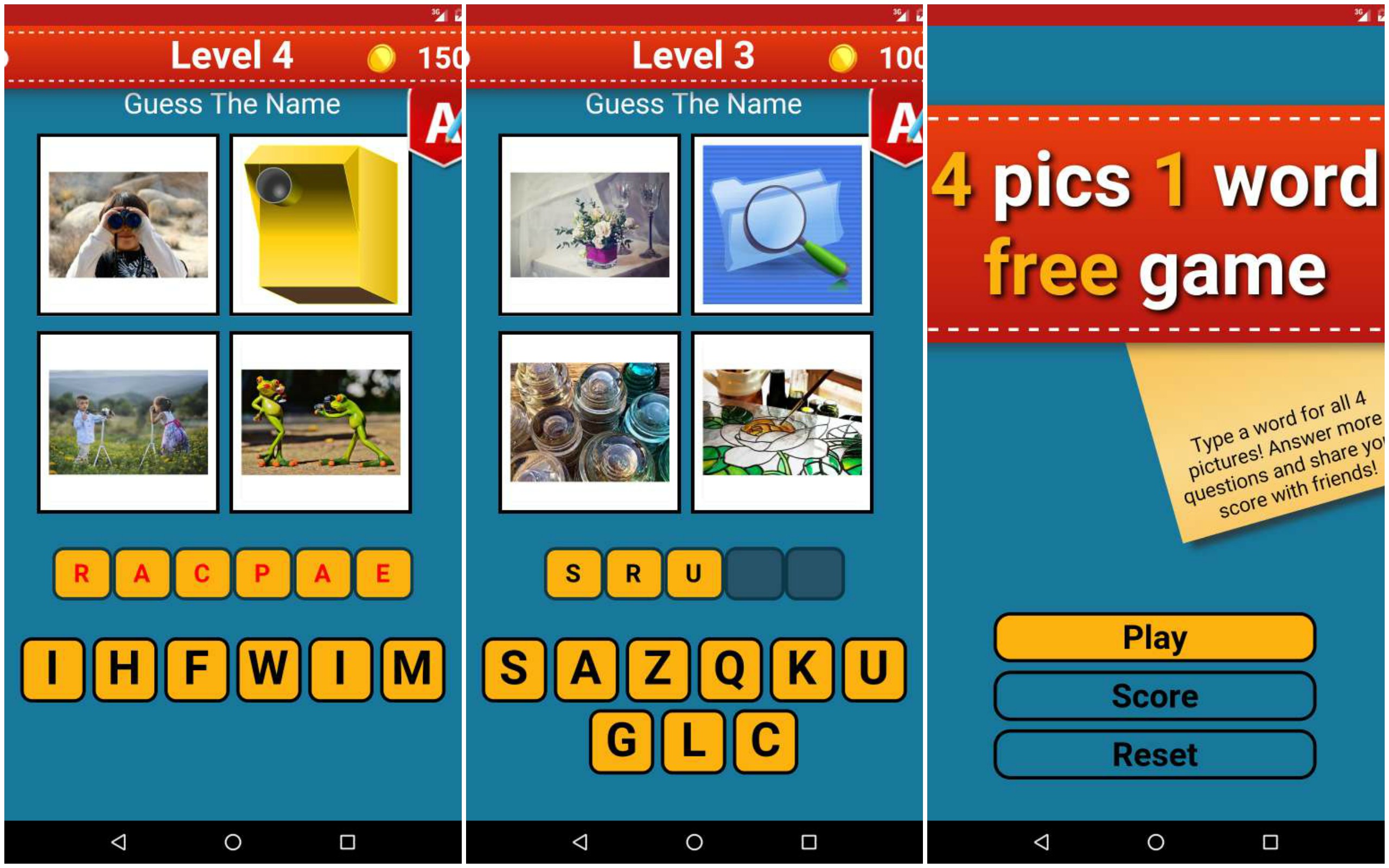 4 pics 1 word game:Amazon.com:Appstore for Android