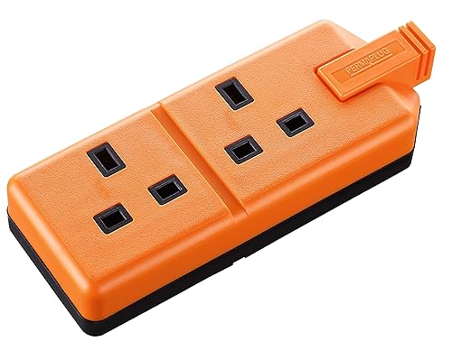 MK DURAPLUG RUBBER 13 AMP MAINS ELECTRICAL PLUG ORANGE: Amazon.co.uk ...