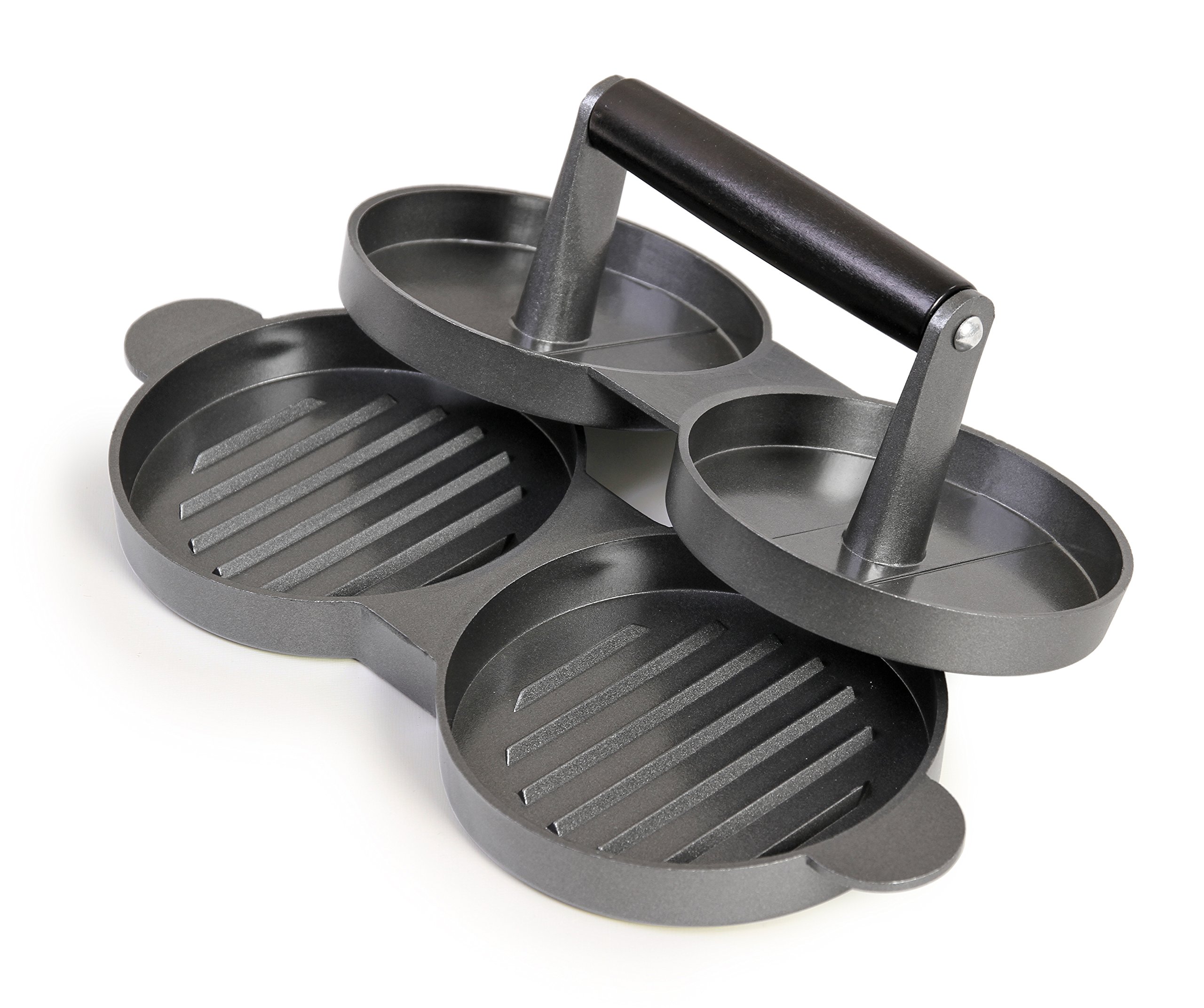 Burger Press Hamburger Maker Patty Mold Meat Shaper Double NonStick ...