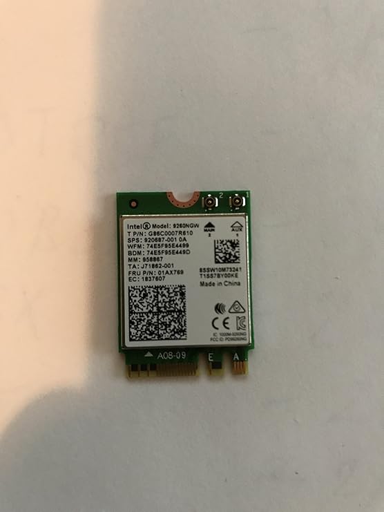 Dual Band Wireless-AC 9260 For Intel 9260NGW NGFF 802.11ac MU-MIMO ...