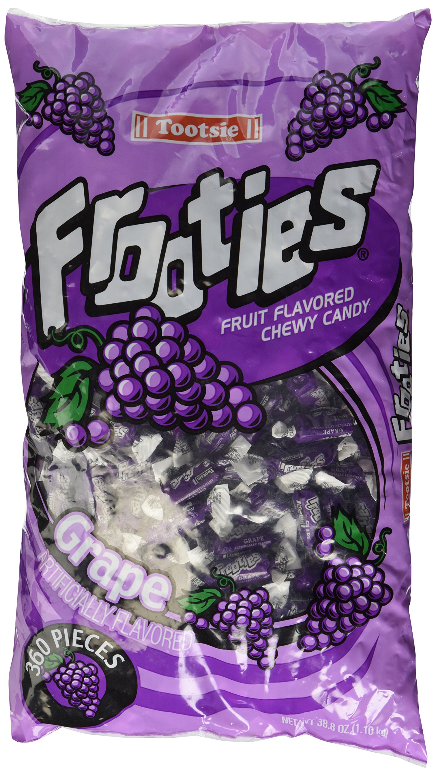 Amazon.com : TOOTSIE FROOTIES BLUE RASPBERRY 360CT BAG : Blue Rasberry ...