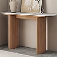 Amazon.com: THKSHOUZ 47'' Mid Century Modern Console Table, Solid Wood ...