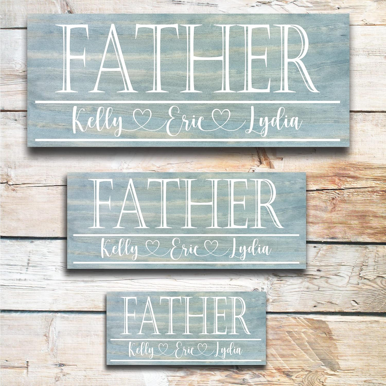 Amazon.com: Father's Day Sign | Great Father's Day Gift! | Personalized ...