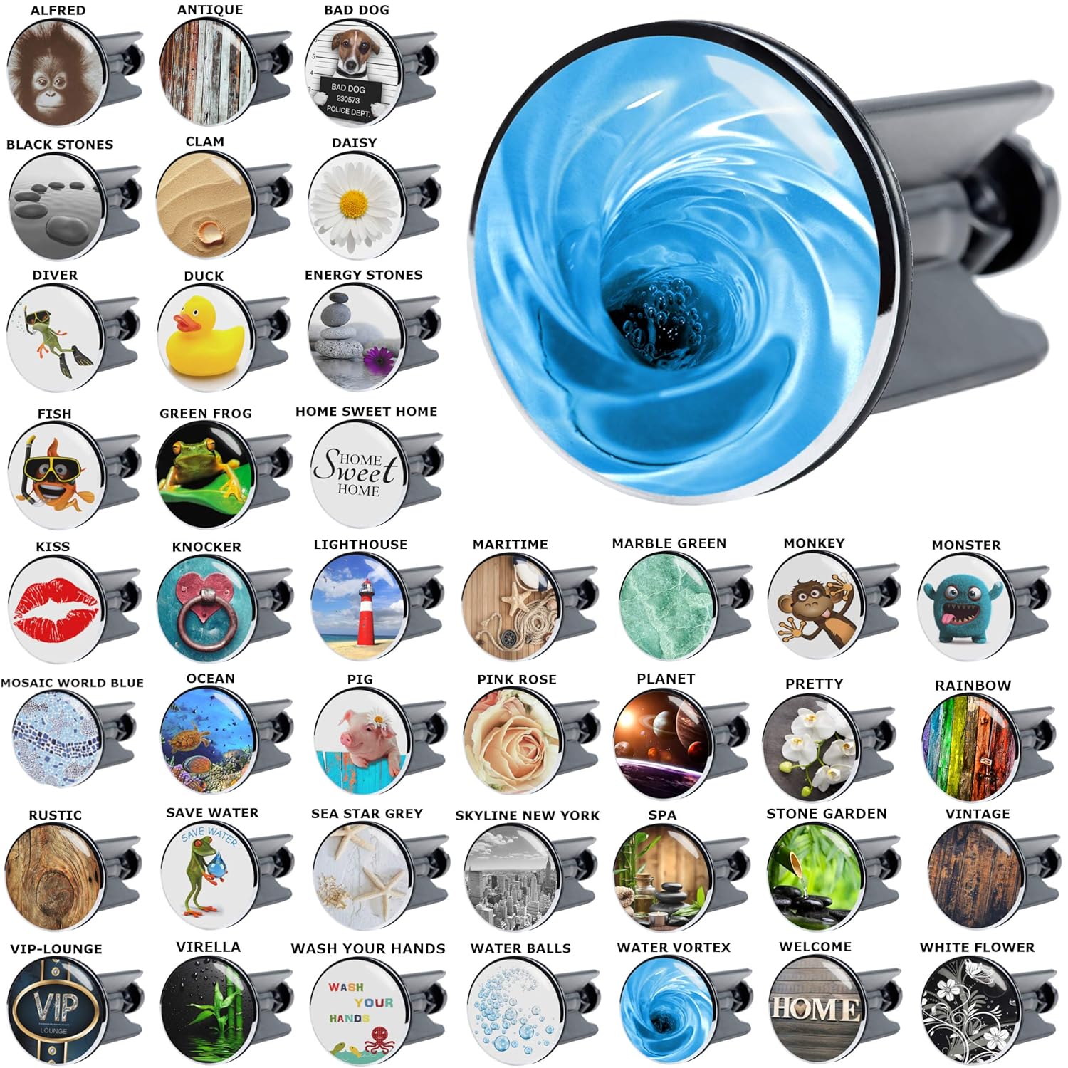 Sanilo Wash Basin Plug | Wide choice of beautiful basin plugs | Easy to ...