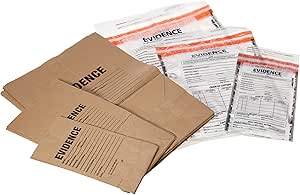 Amazon.com: Evidence Bags, Paper and Plastic Sample Pack : Health ...